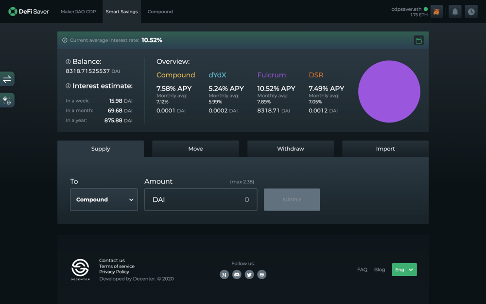 DeFi Saver: Making It Easier To Manage DeFi Assets